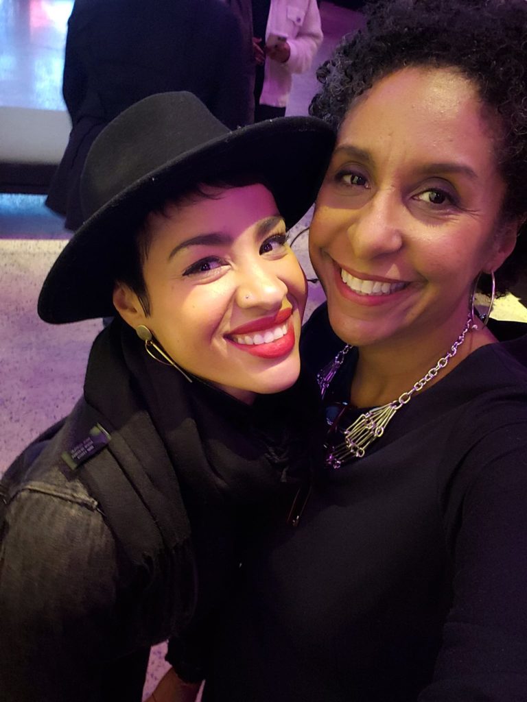 Basquiat Show Miriam And Another Guest | Brooklyn Tech Alumni Foundation