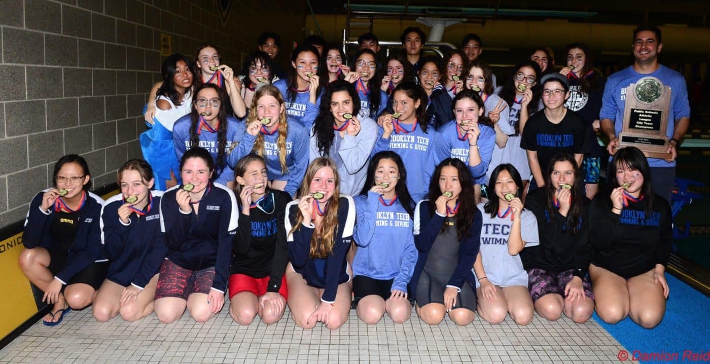 Girls Swim Team Champions and Record Setters | Brooklyn Tech Alumni ...